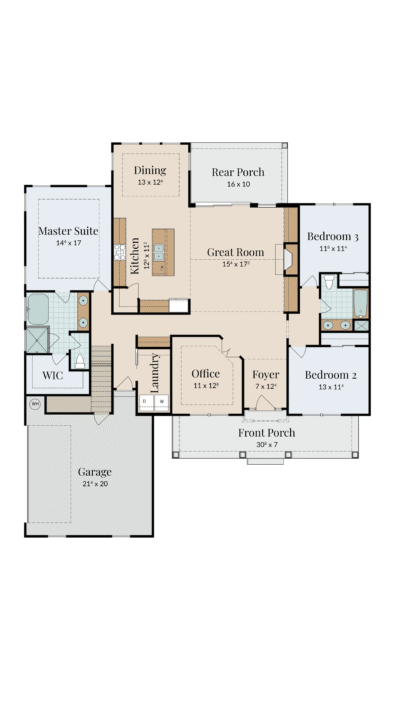 Pocosin House Plan – Flexible & Efficient Living Design